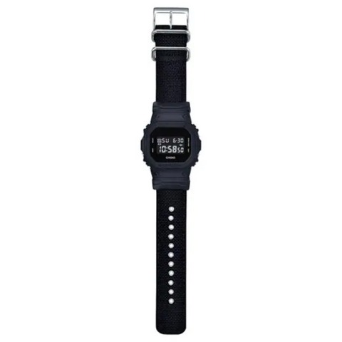 CASIO G-Shock Cloth Band 200-meter water resistance #DW-5600BBN-1ER, 男裝 ...