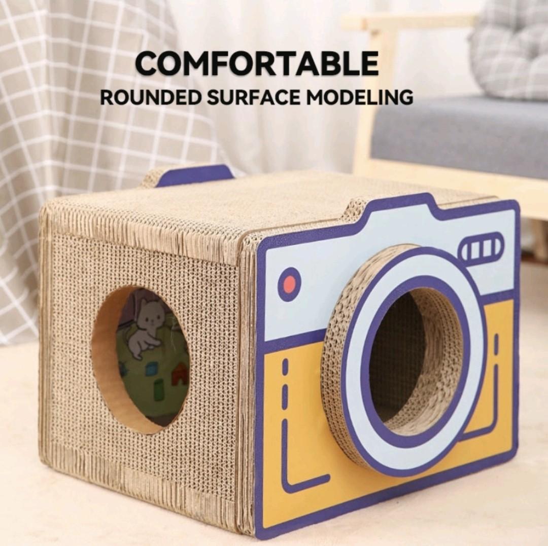 Cat scratch box, Pet Supplies, Homes & Other Pet Accessories on Carousell
