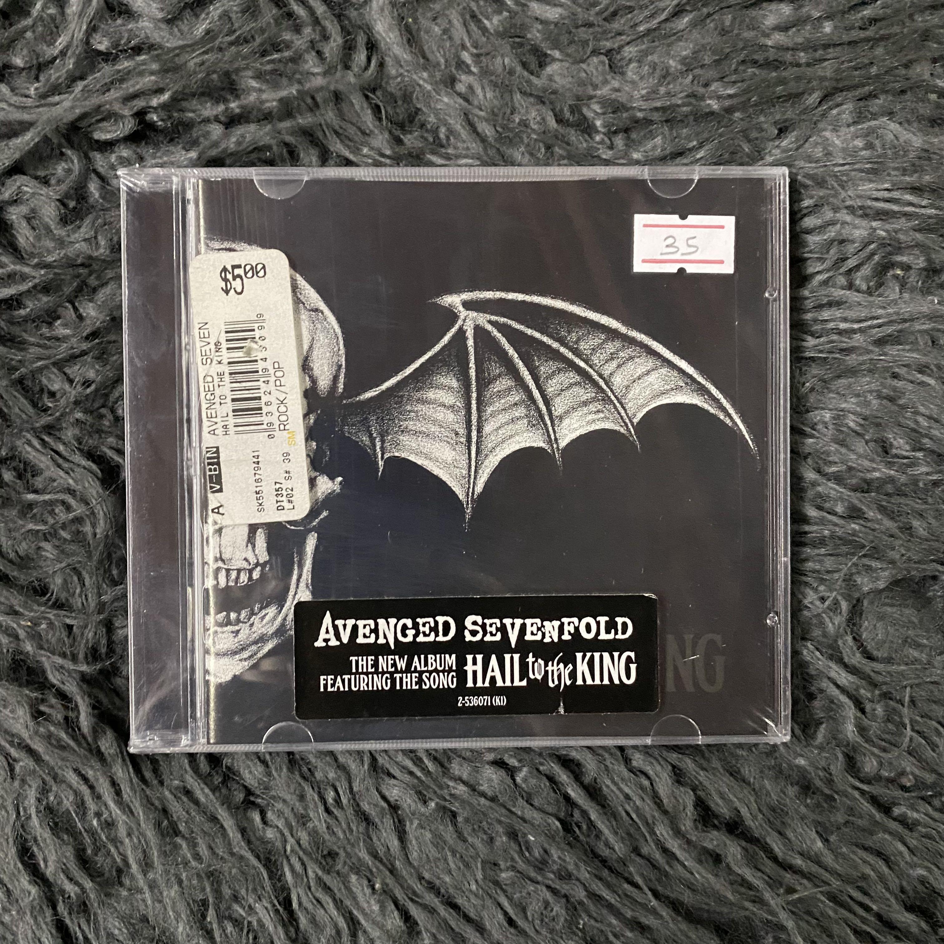 CD AVENGED SEVENFOLD hail to the king, Hobbies & Toys, Music & Media, CDs & DVDs on Carousell