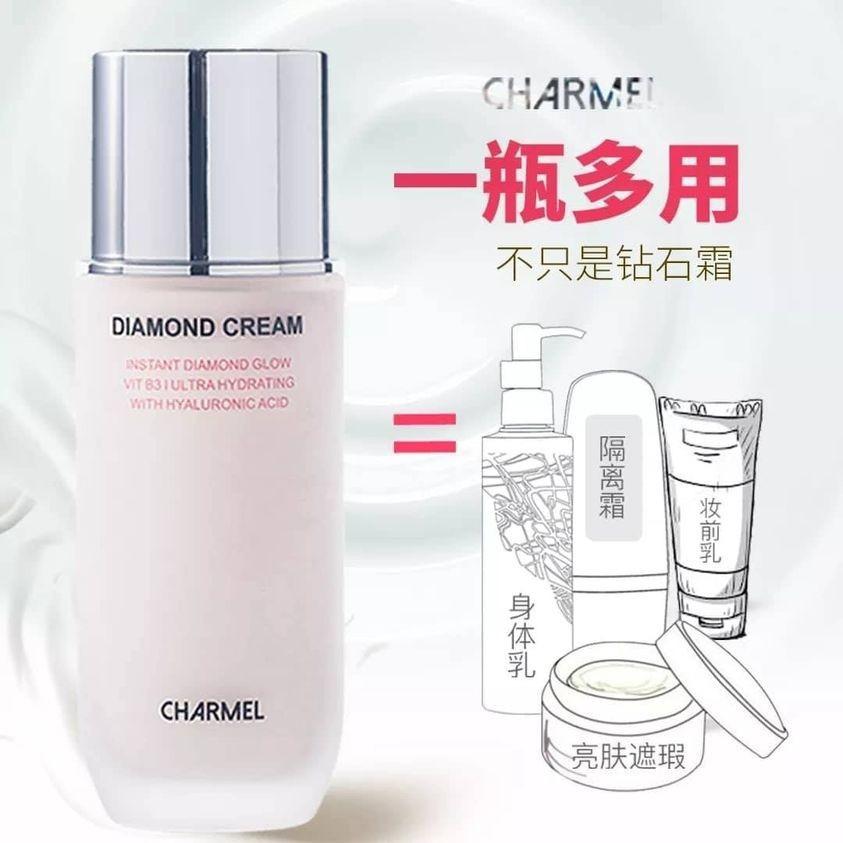 Charmel Diamond Cream 100ml 钻石霜 Makeup Base Free Gifts SPF30PA+, Beauty & Personal Care, Face ...