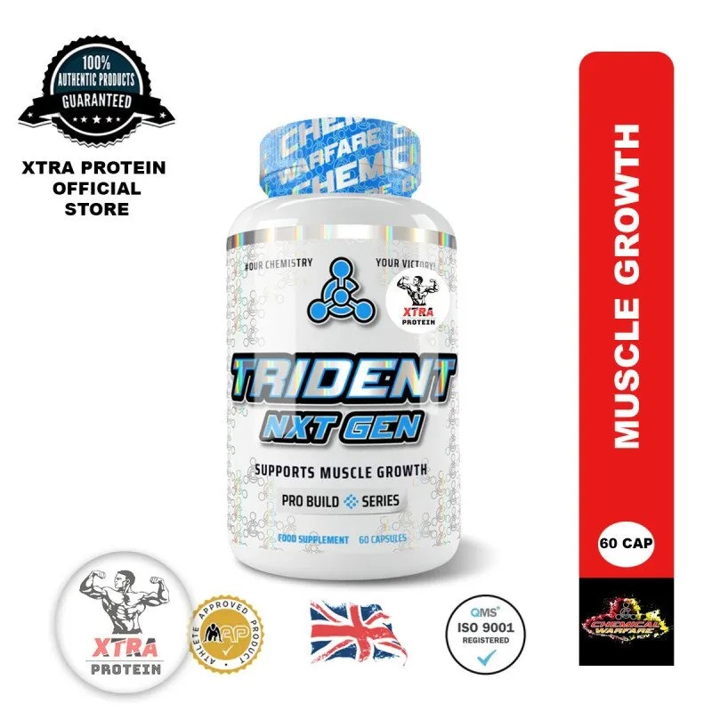 Chemical Warfare Halal Trident – Nxt Gen Muscle Growth (60 Caps) 30 ...