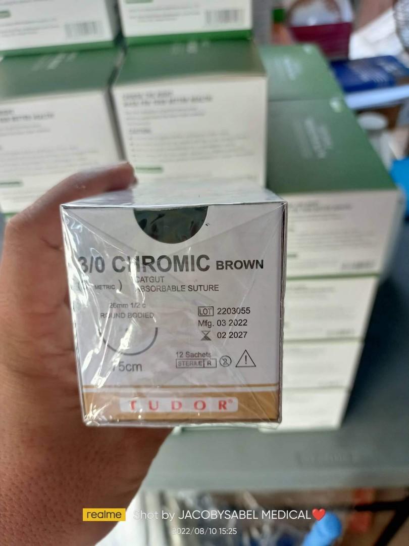 Chromic 3/0 round, Health & Nutrition, Medical Supplies & Tools on ...