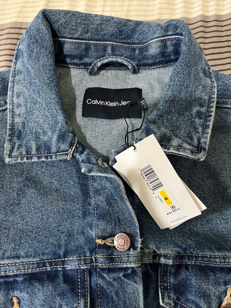 CK DENIM JACKET , Men's Fashion, Coats, Jackets and Outerwear on Carousell