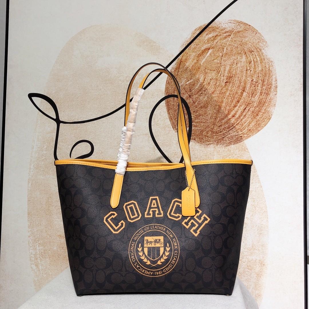 Coach varsity tote bag, Women's Fashion, Bags & Wallets, Tote Bags on ...