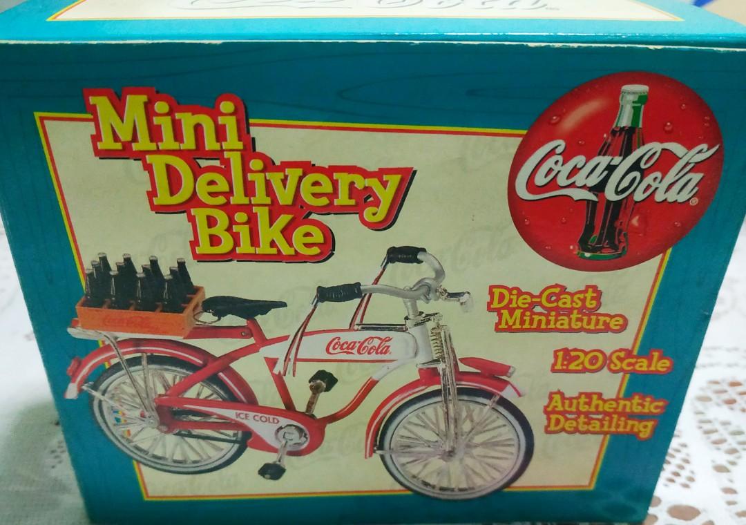 Coca Cola 1/20 Miniature Delivery Bike, Hobbies & Toys, Memorabilia ...