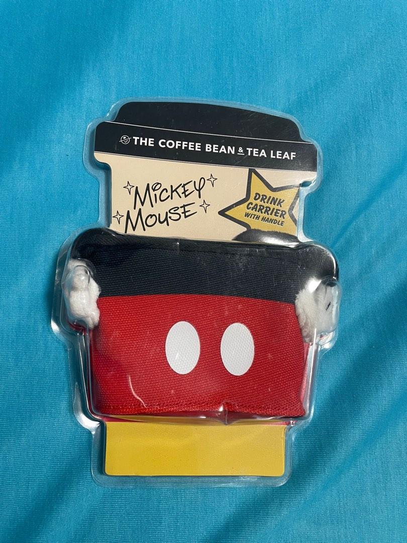 Coffee bean Mickey Mouse drink carrier, Everything Else on Carousell