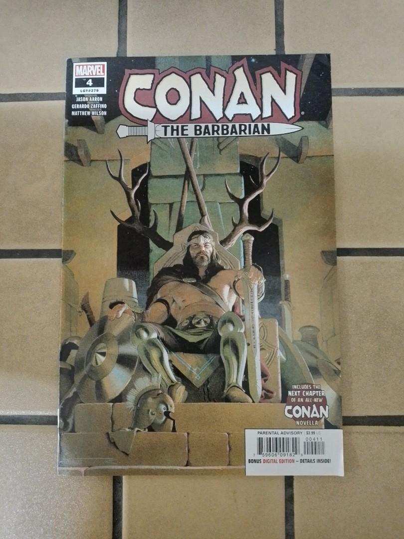 Conan The Barbarian #4 ( Esad Ribic - Cover Art ) Marvel Comics, Cover ...