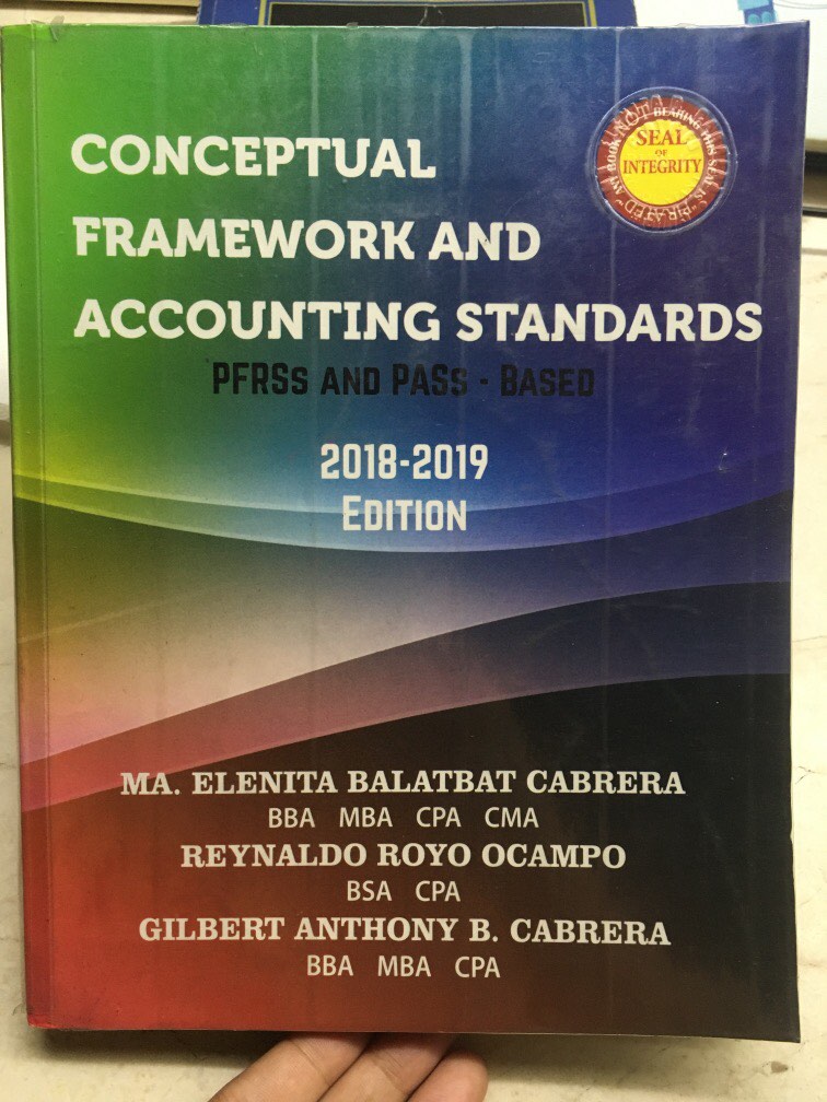 Conceptual Framework and Accounting Standards by Elenita Cabrera (2018 ...