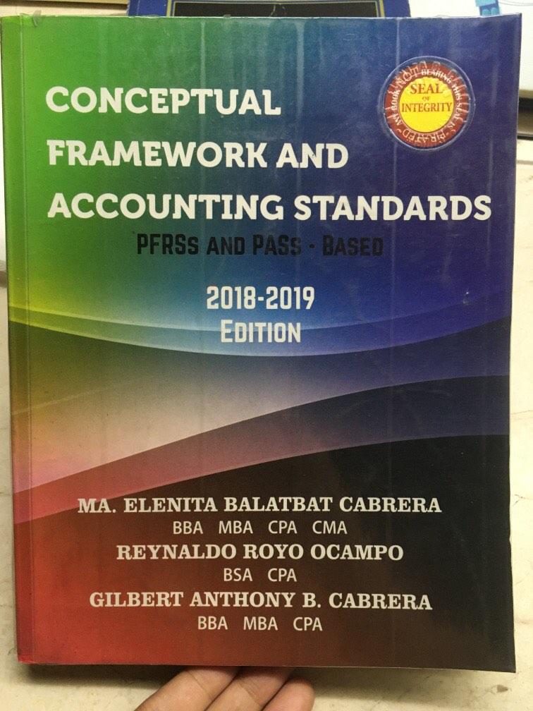 Conceptual Framework and Accounting Standards by Elenita Cabrera (2018 ...