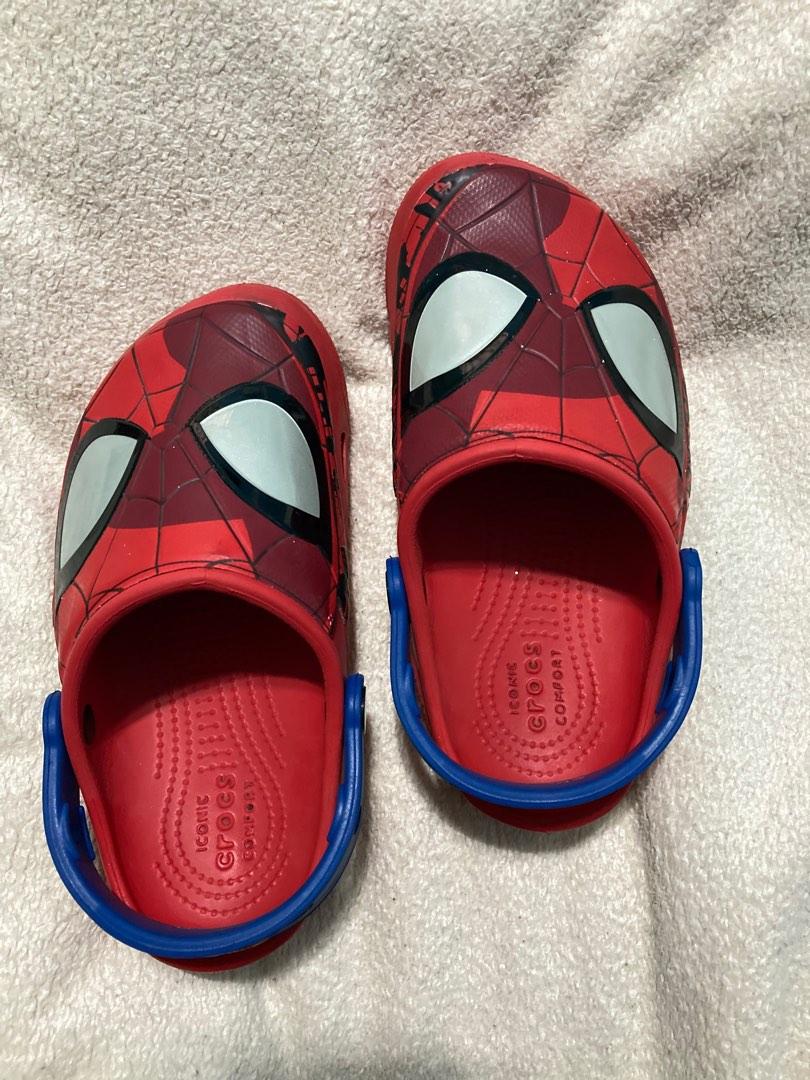 Crocs Spiderman Clogs for Kids - 6 to 8 yrs old depende sa body built ...