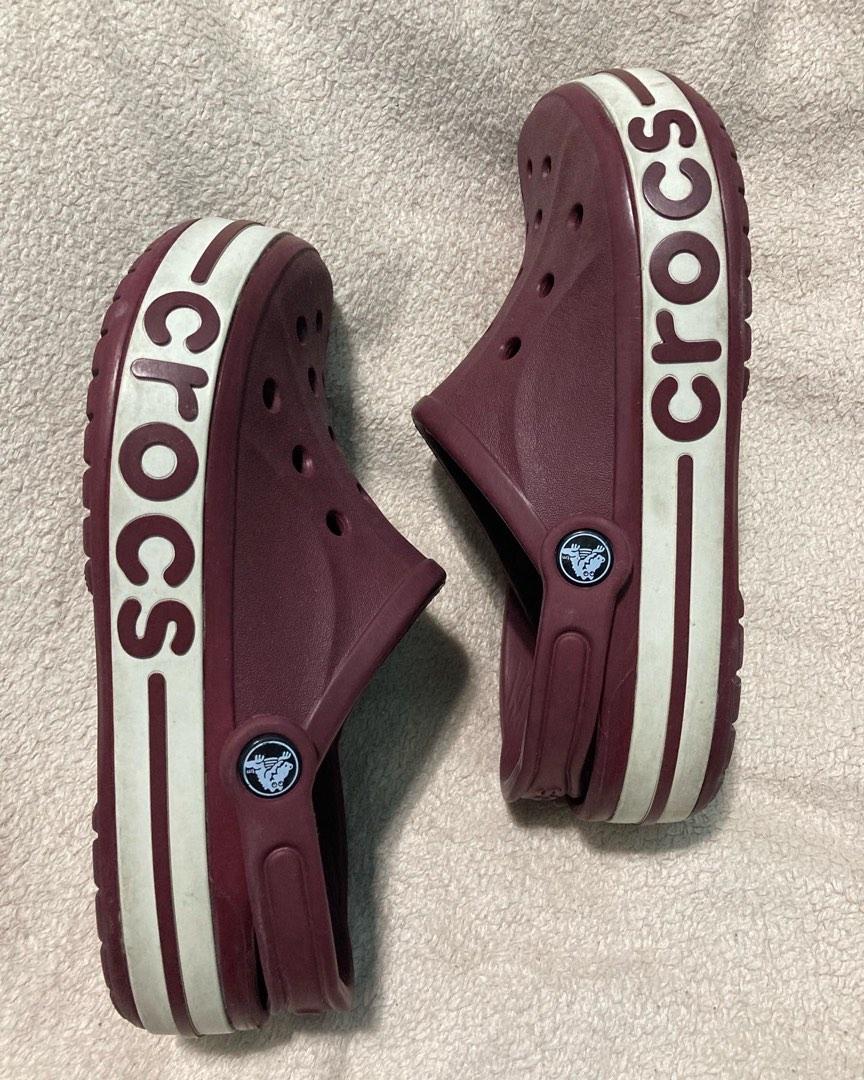 Crocs Unisex Bayaband Clogs - Maroon *rare color, available only in USA ...