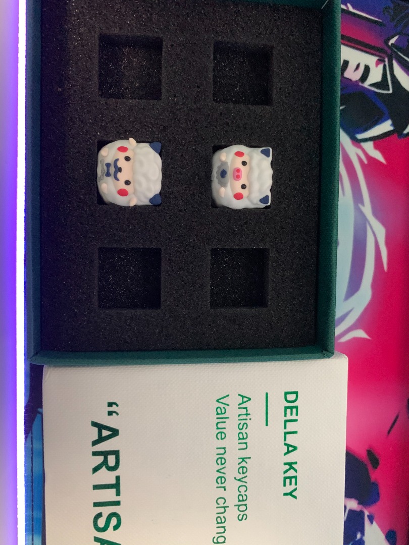Della Key cultured wooly/hammy artisan keycap, Computers & Tech, Parts ...