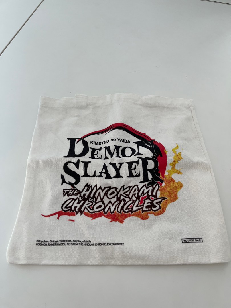 Demon Slayer Tote Bag, Women's Fashion, Bags & Wallets, Tote Bags on ...