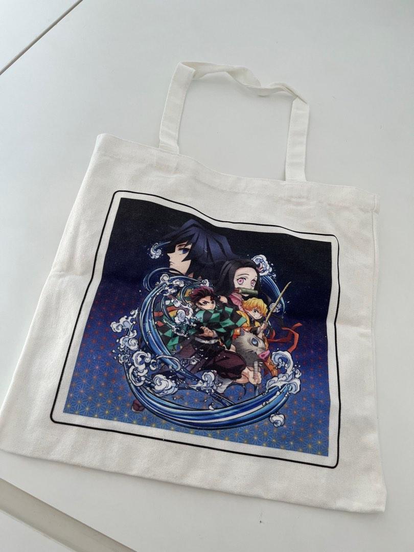 Demon Slayer Tote Bag, Women's Fashion, Bags & Wallets, Tote Bags on ...