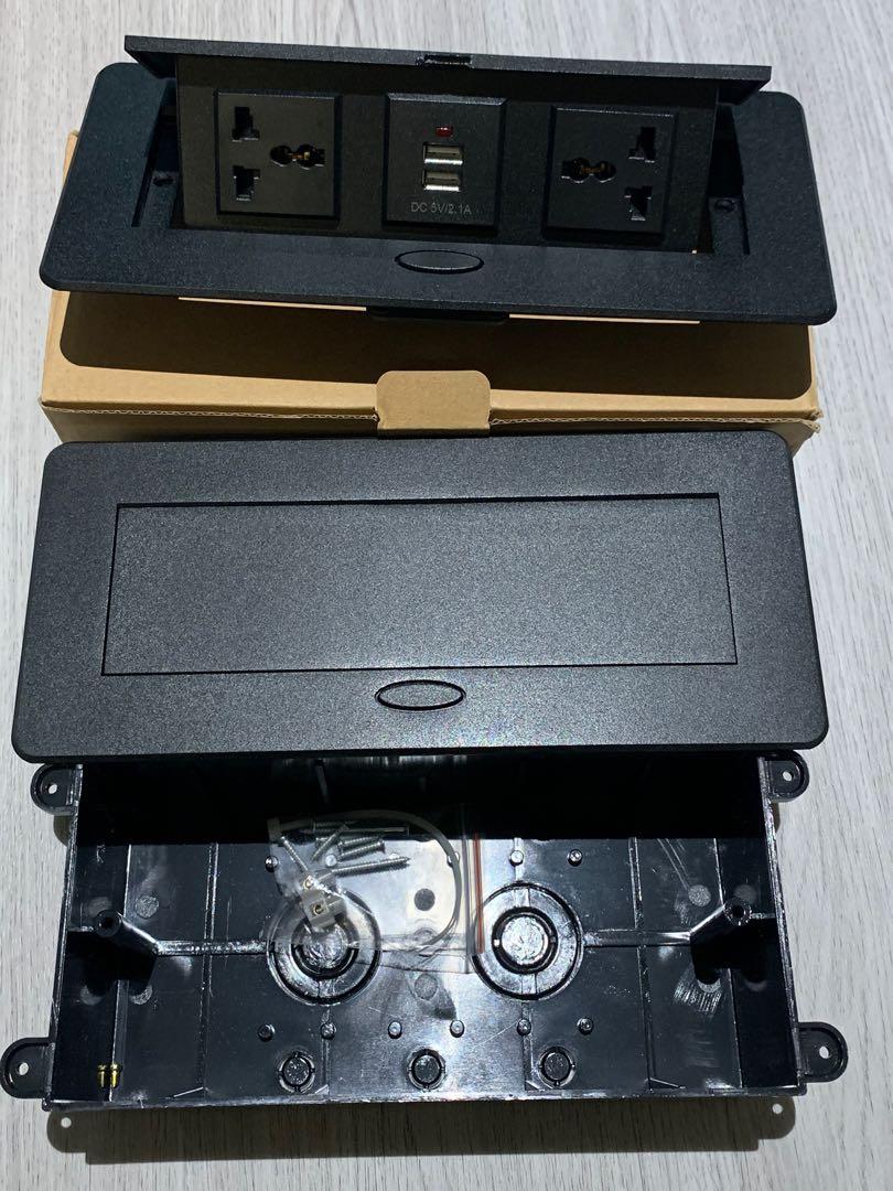 Desktop power socket concealed usb charging 220 230 220v 230v ...