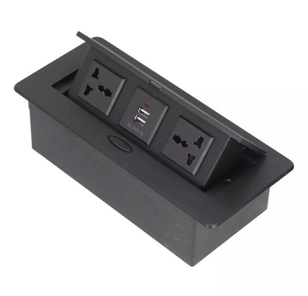 Desktop power socket concealed usb charging 220 230 220v 230v ...