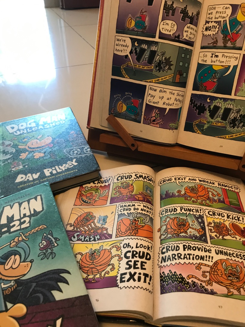 Dog Man Cat Kid $12 for 5 books, Hobbies & Toys, Books & Magazines ...