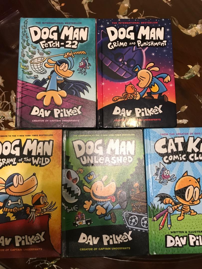 Dog Man Cat Kid $12 for 5 books, Hobbies & Toys, Books & Magazines ...
