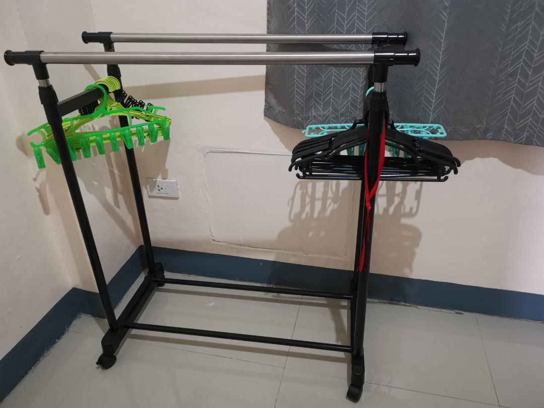 Double pole sampayan, Furniture & Home Living, Home Improvement ...