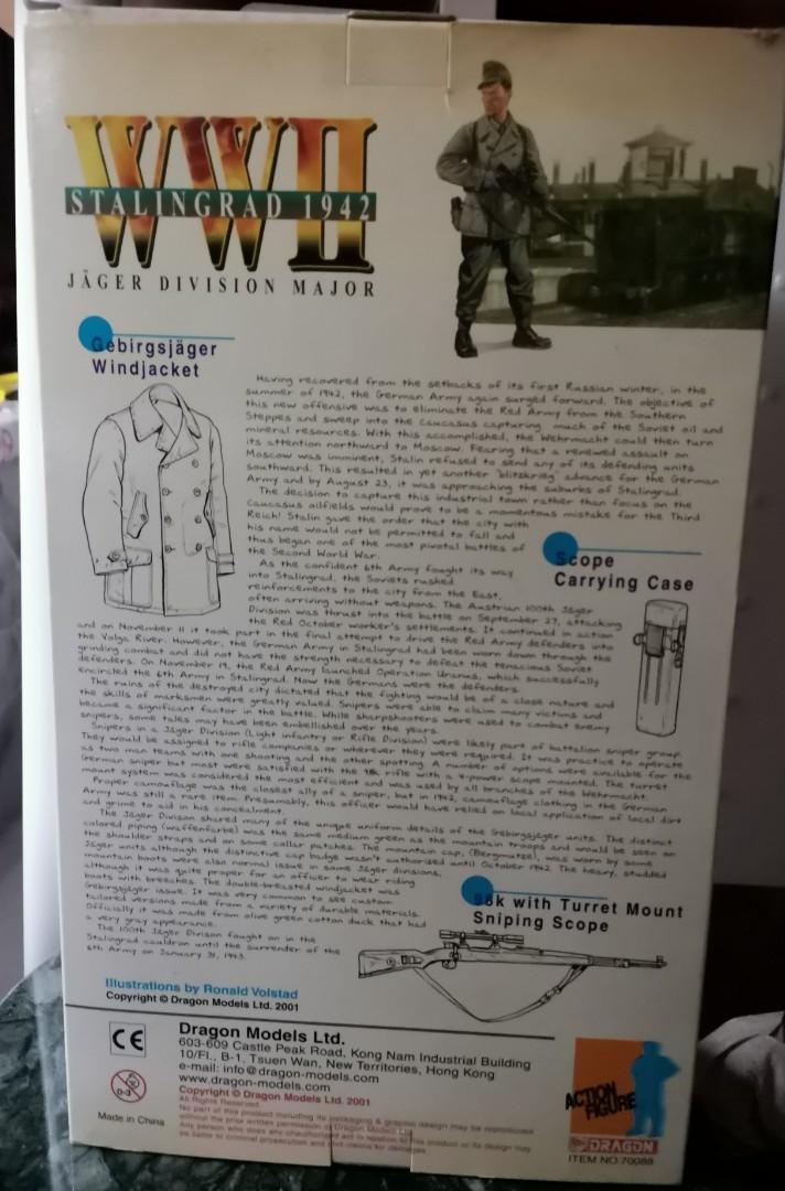 DRAGON WWII 12" ACTION FIGURE, Hobbies & Toys, Toys & Games on Carousell