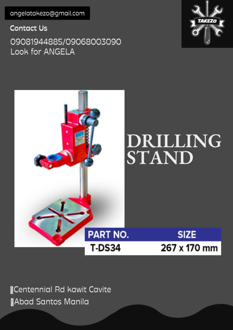 DRILLING STAND, Commercial & Industrial, Construction Tools & Equipment ...