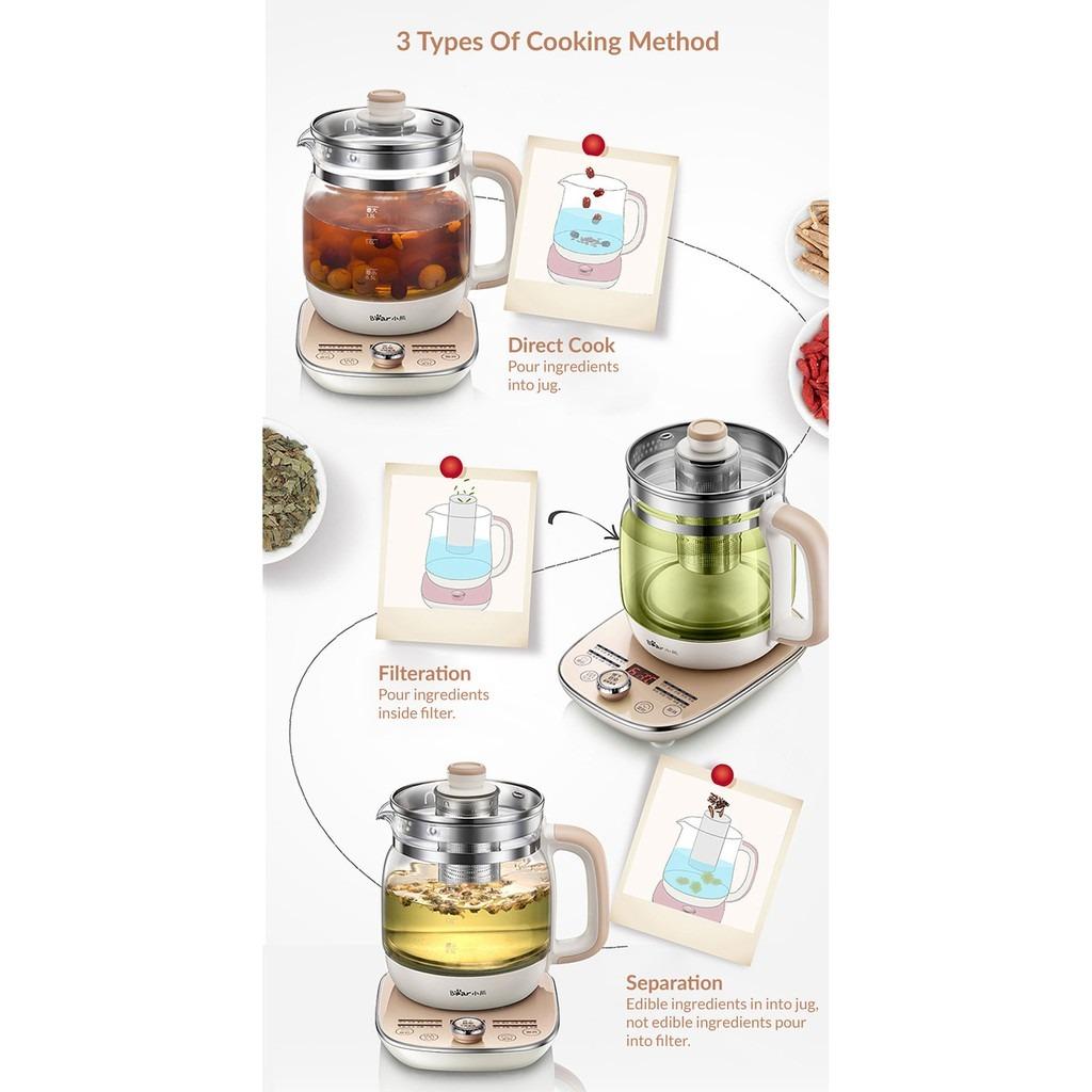 Electric Health Kettle multi-function Kettle Tea Office 20 press ...