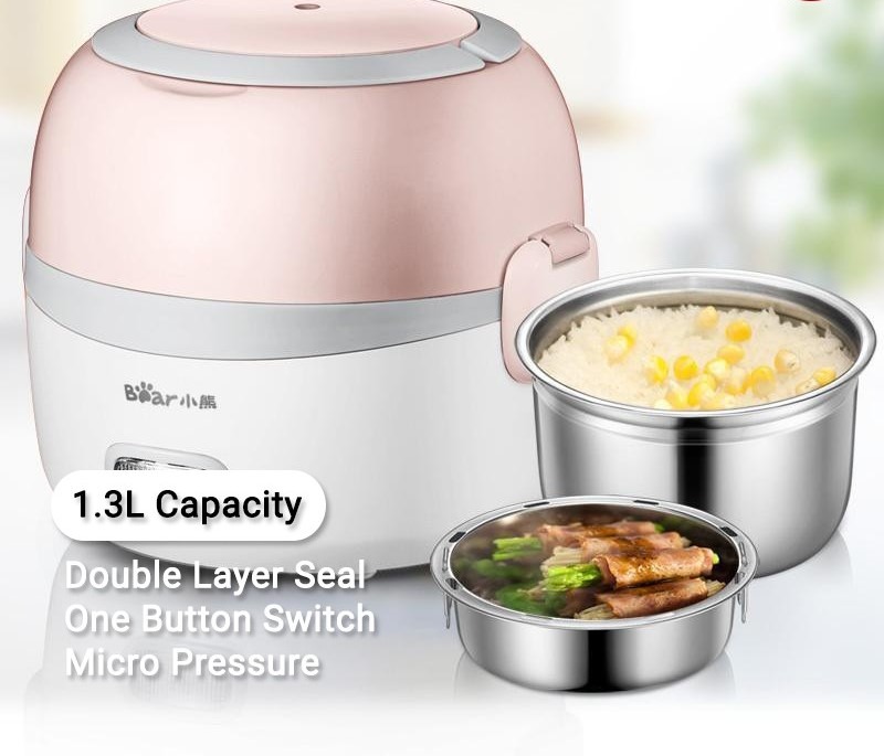 Electric Lunch Box, Stainless Steel Rice Cooker 1.3L (DFH-B13E5), TV ...