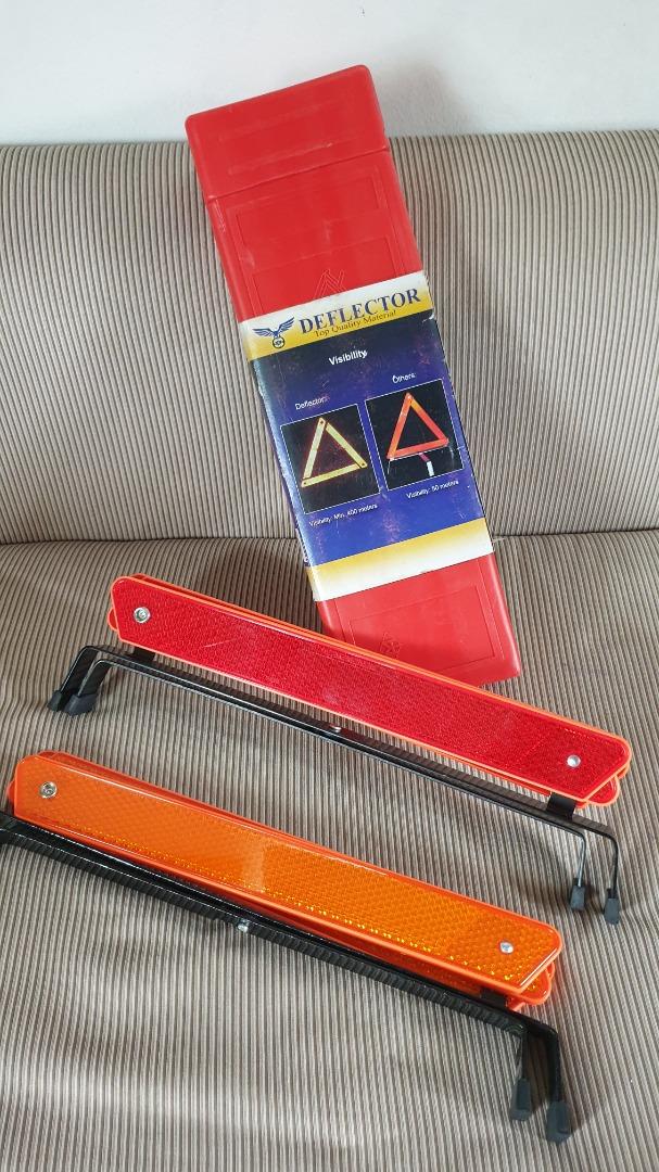 Emergency Safety Triangle Road Warning Deflector Sign, Car Parts ...