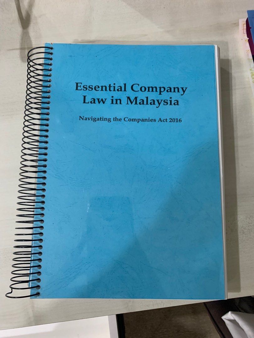 Essential Company Law in Malaysia, Hobbies & Toys, Books & Magazines, Textbooks on Carousell