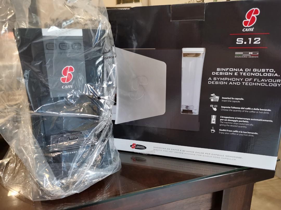 Essse Caffe Coffee Machine w/free 10 pods, Furniture & Home Living ...