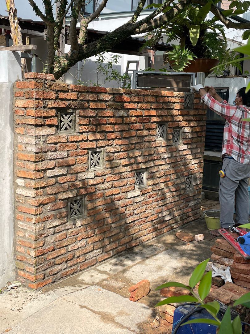 Facing brick work, Furniture & Home Living, Home Decor, Wall Decor on ...