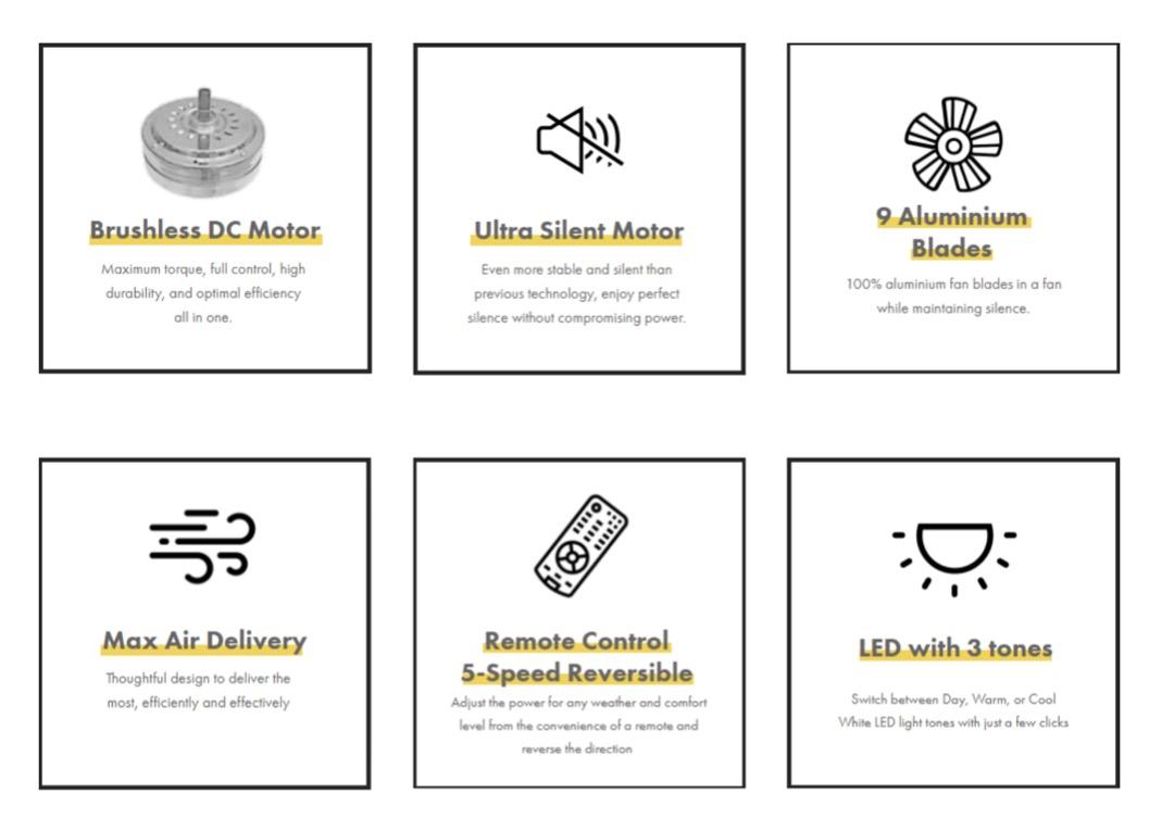 Fanco E-LITE [ 48/52/60/72 INCH ] / E-LITE PRO [ 96 INCH ] DC CEILING ...