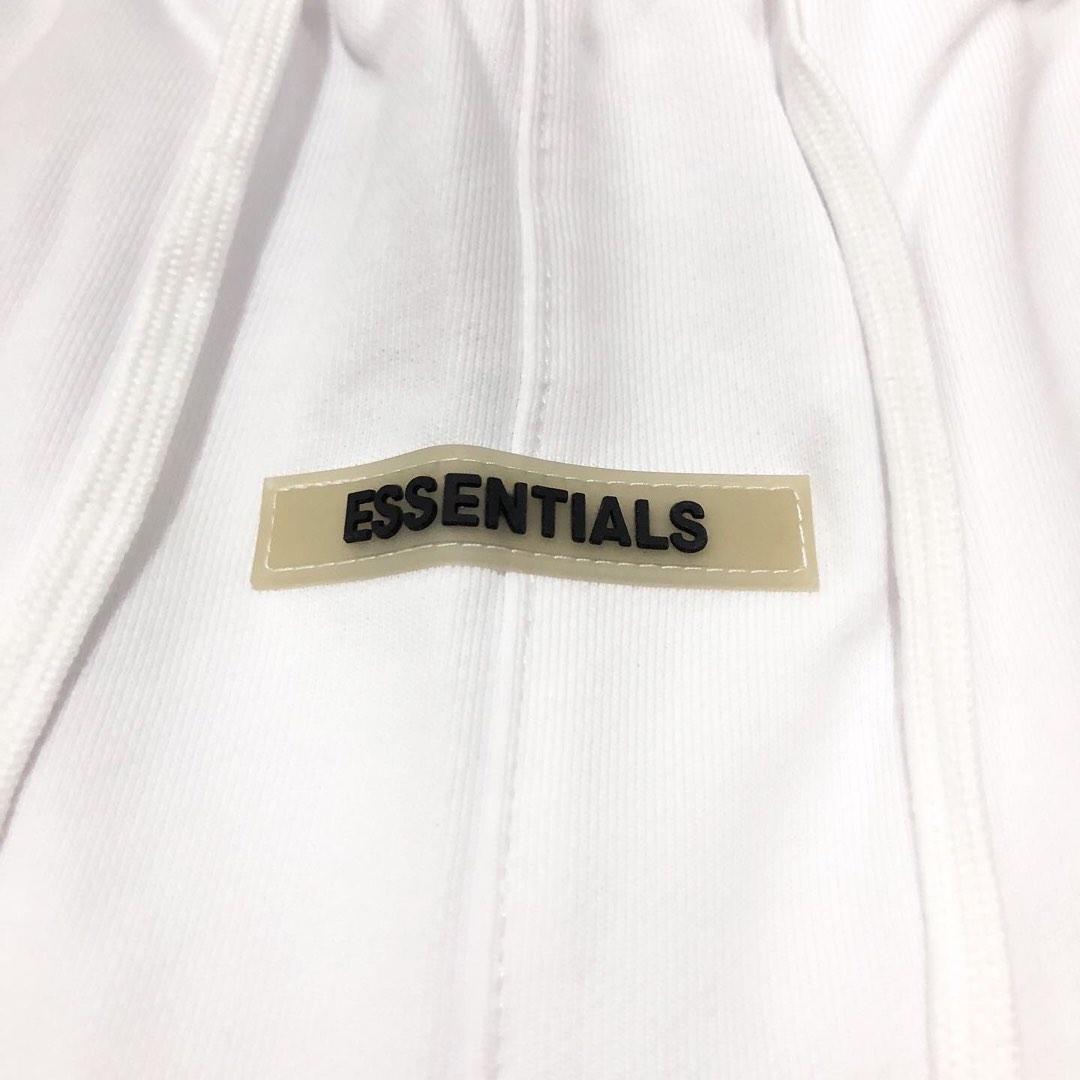 Fear of God Essentials Sweatshorts (White colorway), Men's Fashion ...