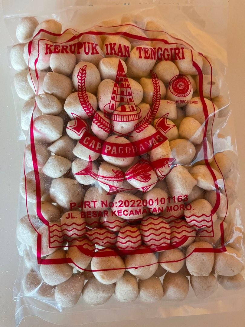 Fish cracker from Indonesia, kerupuk/keropok ikan tenggiri (Indonesian ...