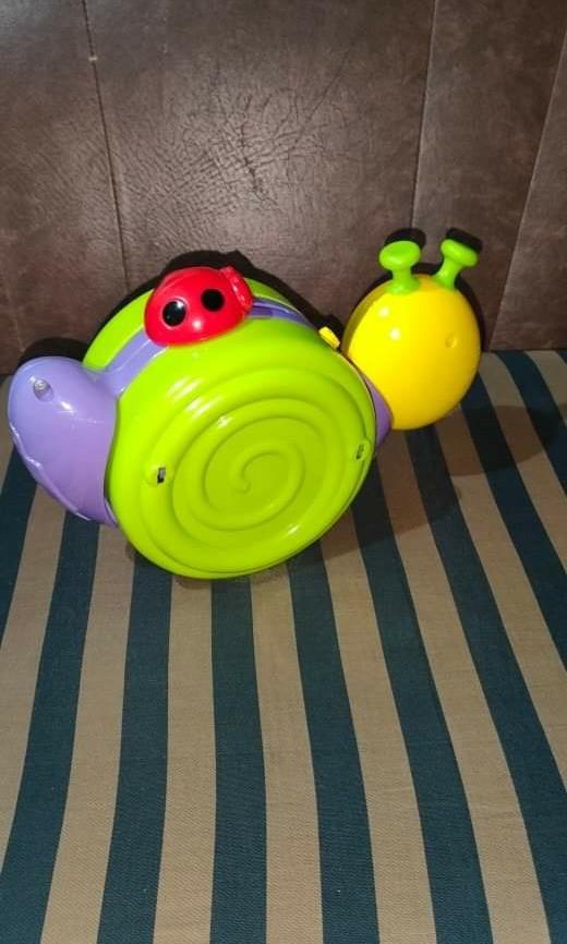 Fisher price musical snail toy, Babies & Kids, Infant Playtime on Carousell