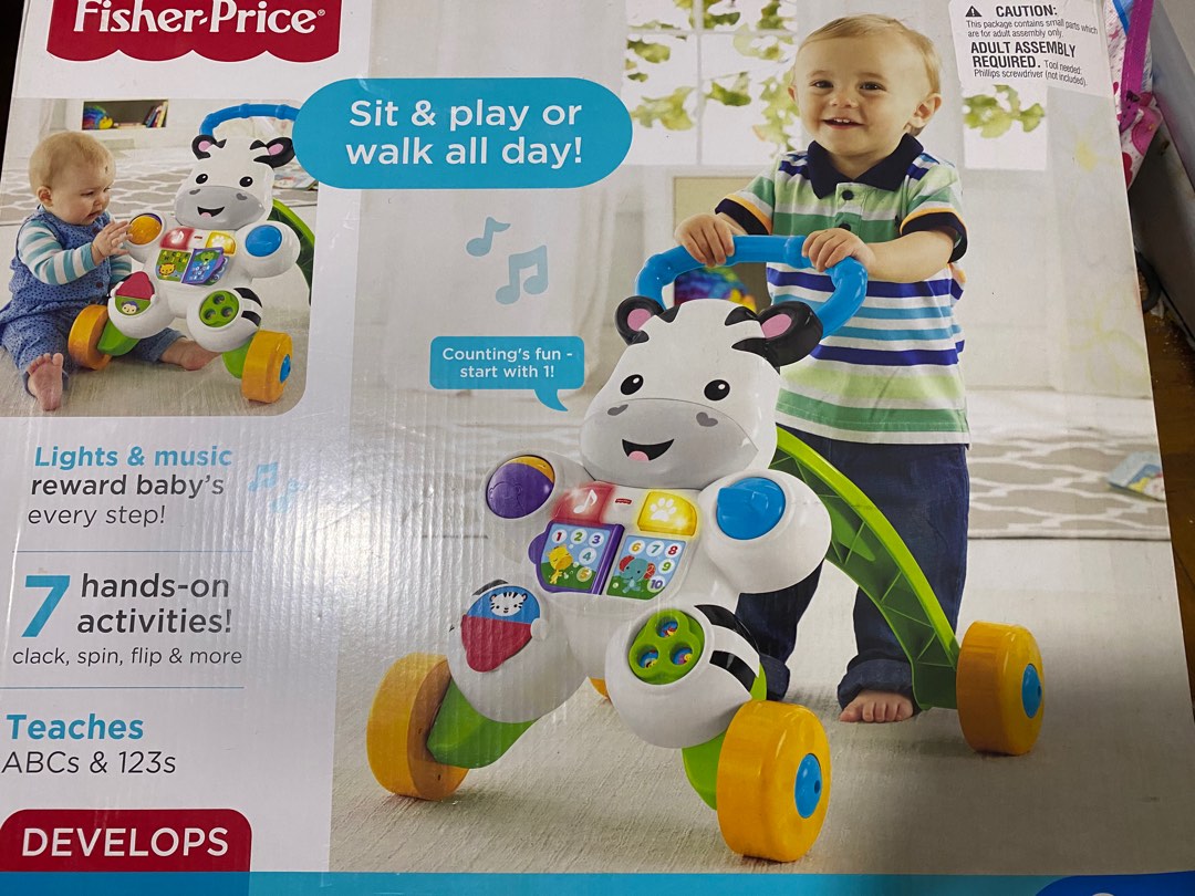 Fisher Price Zebra Walker, Babies & Kids, Infant Playtime on Carousell