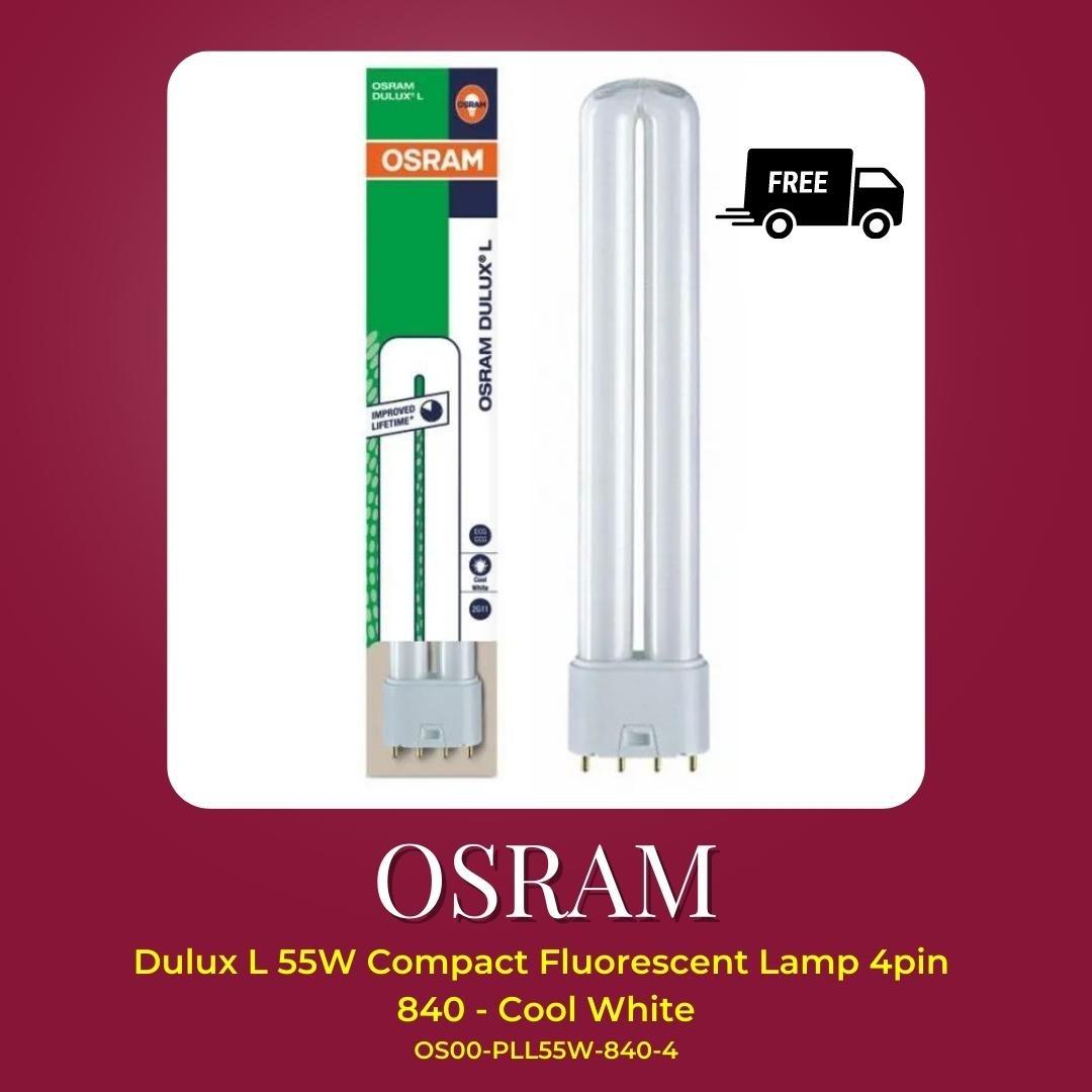 Osram Fluorescent Lamp Bulb Dulux L 55W 840 2G11 Lumilux 4000K Cool ...