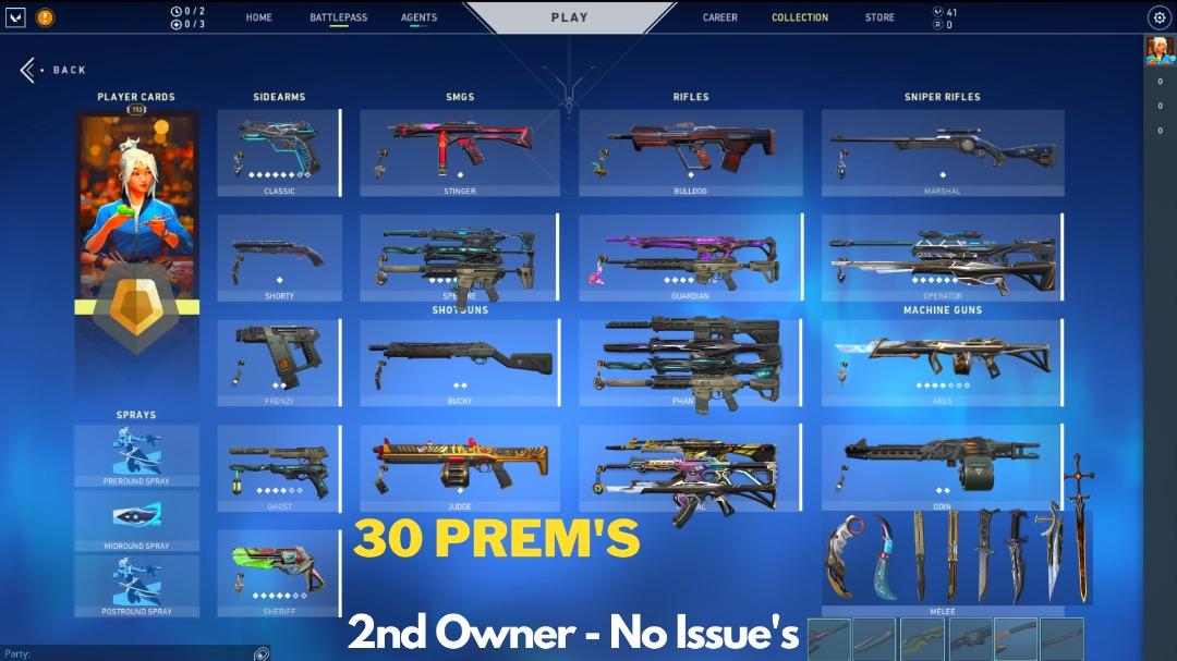 For Sale Stacked Valorant Account, Video Gaming, Video Games, Others on ...