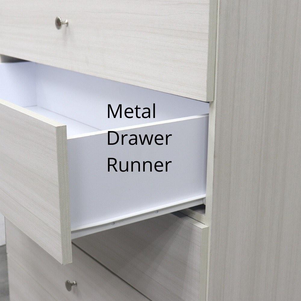 (Free Installation) Laci Baju Drawer Storage Cabinet 5 Layer Chest ...