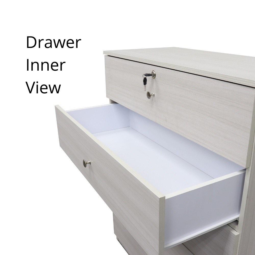 (Free Installation) Laci Baju Drawer Storage Cabinet 5 Layer Chest ...