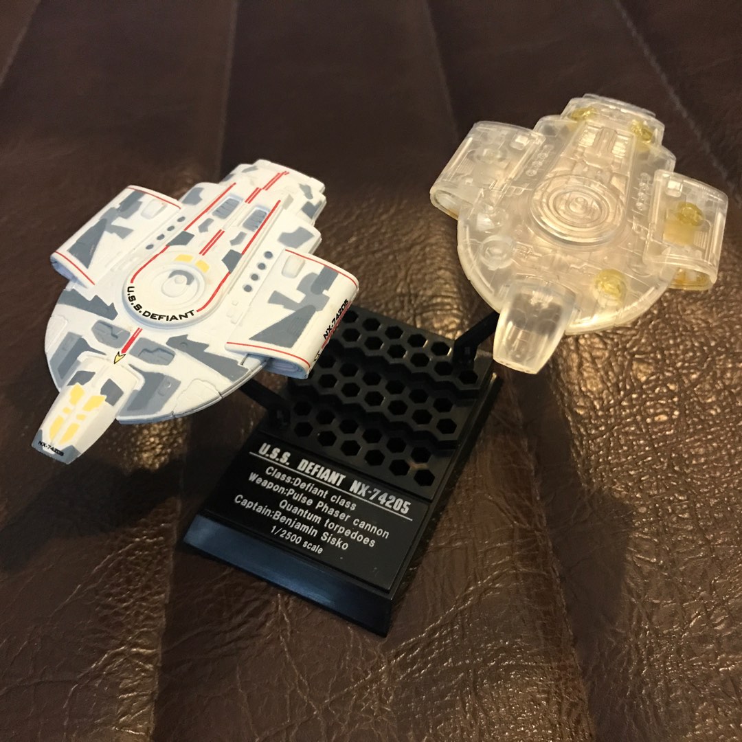 F-Toys Star Trek USS Defiant, Hobbies & Toys, Toys & Games on Carousell