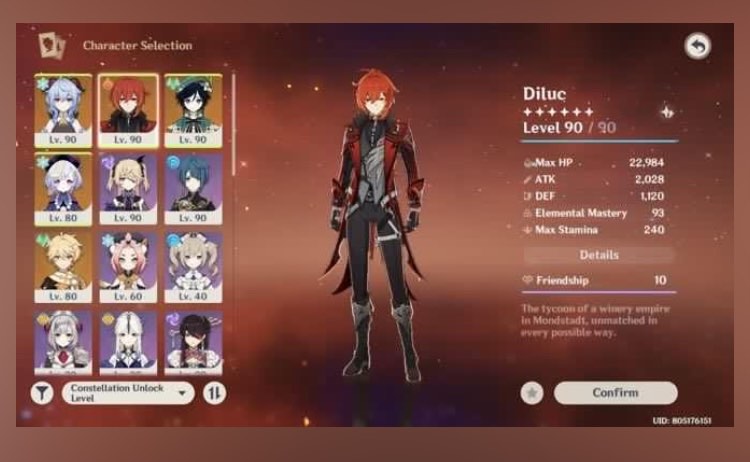 Genshin impact c4 diluc 18*5, Video Gaming, Gaming Accessories, Game ...