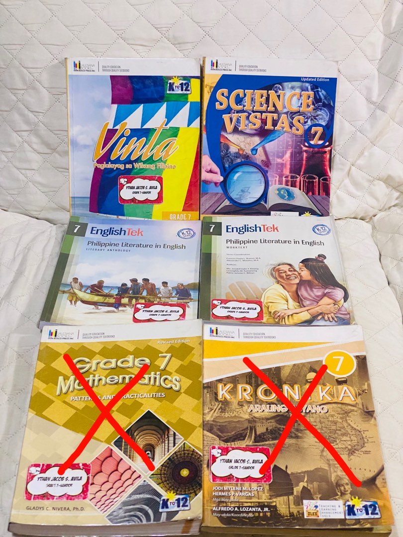 GRADE 7 BOOKS, Hobbies & Toys, Books & Magazines, Textbooks on Carousell
