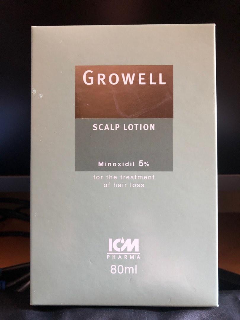 80ml Growell 5% Minoxidil scalp lotion, Beauty & Personal Care, Hair on Carousell