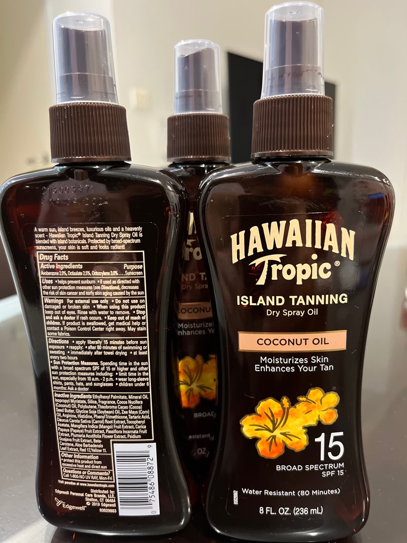 Hawaiian Tropic Sun Screen SPF 15, Beauty & Personal Care, Bath & Body ...