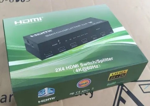 Hdmi switcher/ Splitter 2x4, Computers & Tech, Office & Business ...