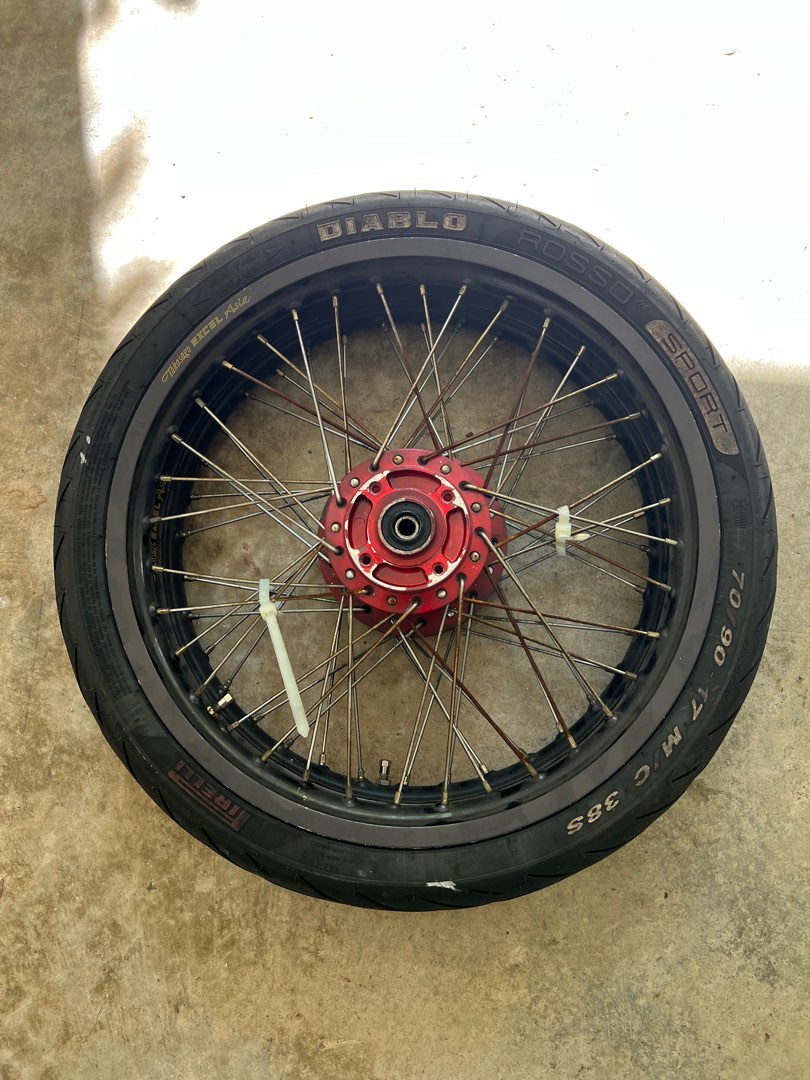 Honda wave 125 takasago excel asia rim, Motorcycles, Motorcycle ...