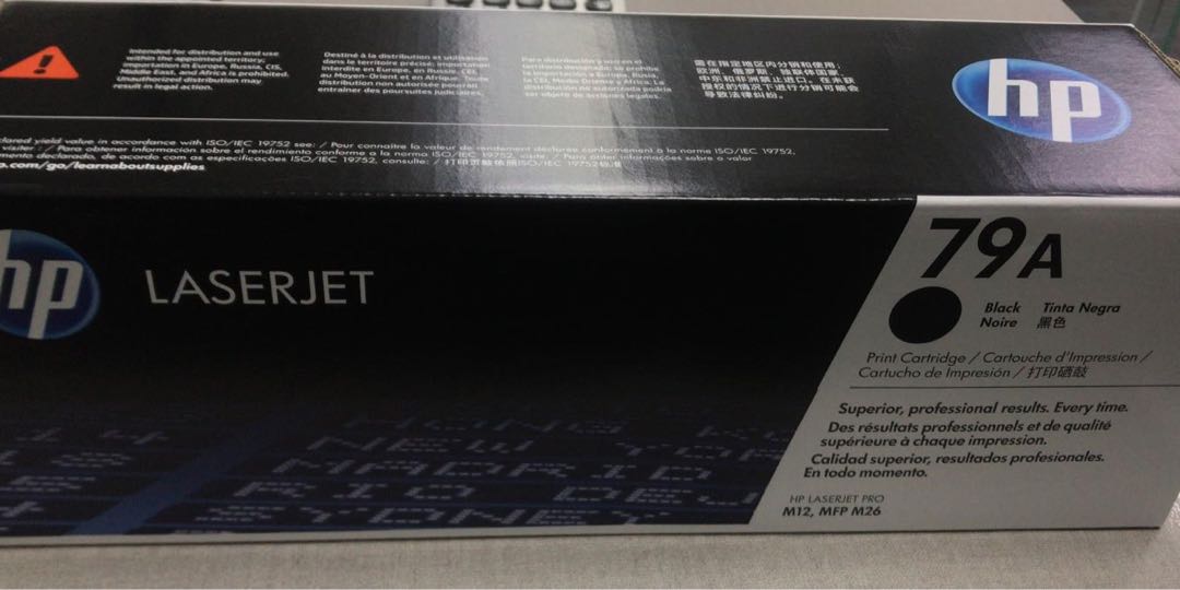 HP 79A Black Original LaserJet Toner Cartridge, Computers & Tech ...