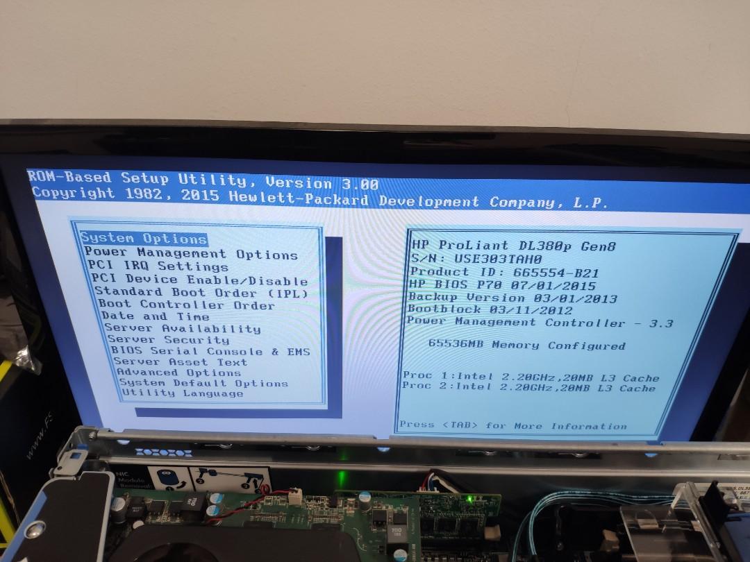 Hp proliant dl380 Gen 8 - 2U server Intel xeon 64gb ECC ram, Computers ...