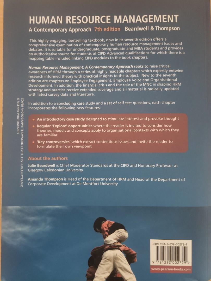 Human Resource Management (Pearson 7th Edition), Hobbies & Toys, Books ...
